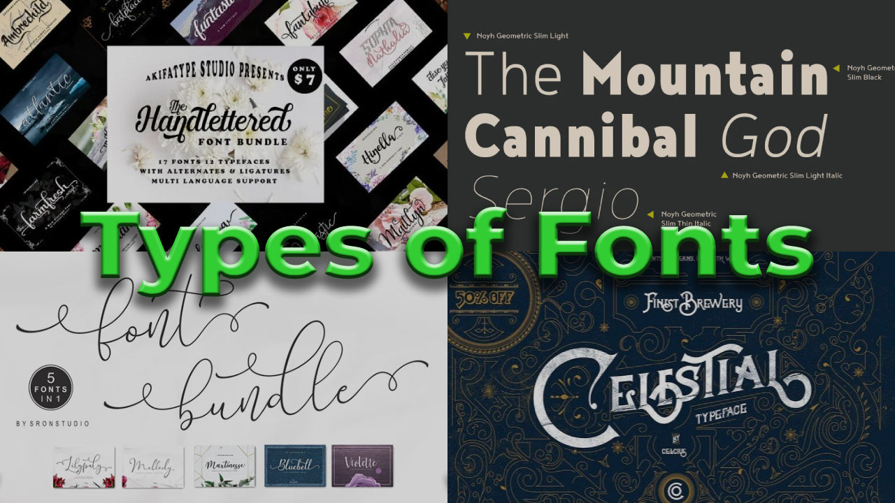 Different Types Of Font Styles