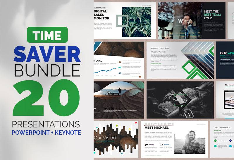 The Time Saver Bundle - 20 Premade Templates | Artixty
