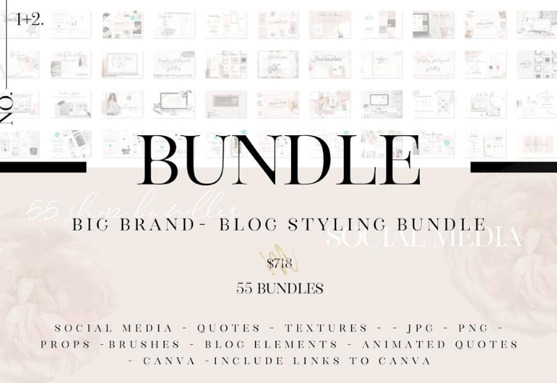 The All In One Brand Styling Design Bundle | Artixty