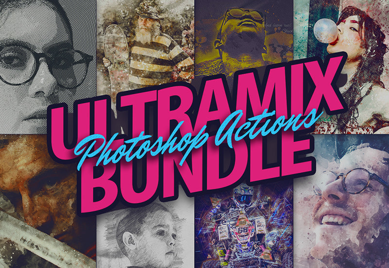10-In-1 Ultra Mix Photoshop Actions Bundle | Artixty