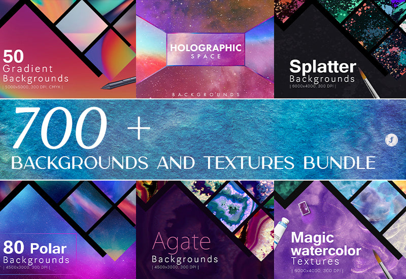700+ Breathtaking Backgrounds And Textures Bundle | Artixty